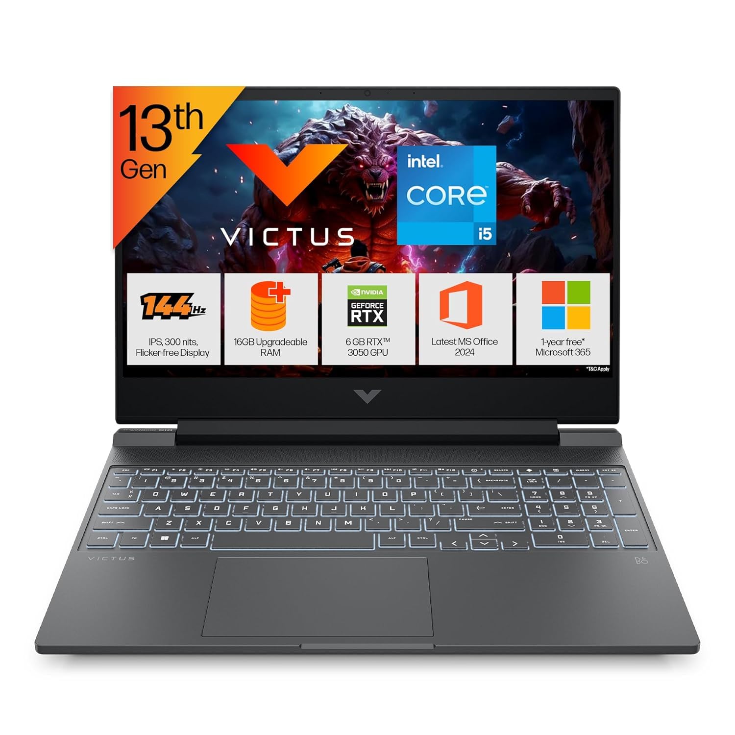 HP Victus Gaming fa2700TX 13th Gen Intel Core i5-13420H, 6GB RTX 3050 ...