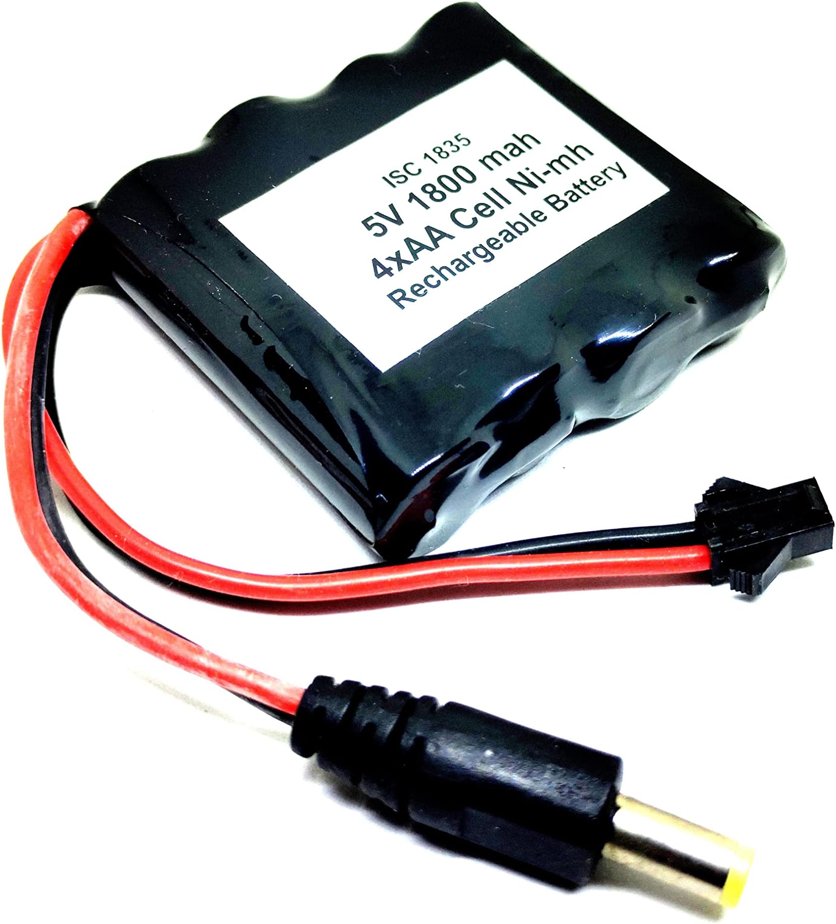INVENTO 5V 1800 Mah Polymer Ni-Mh Rechargeable 4 Aa Cell Battery Pack ...