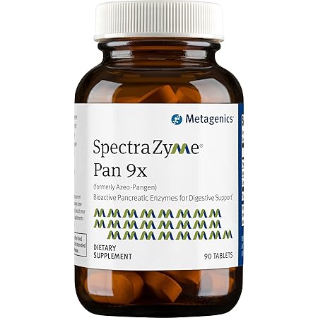 Amazon.com: Metagenics SpectraZyme® Pan 9X ES – Bioactive Pancreatic ...