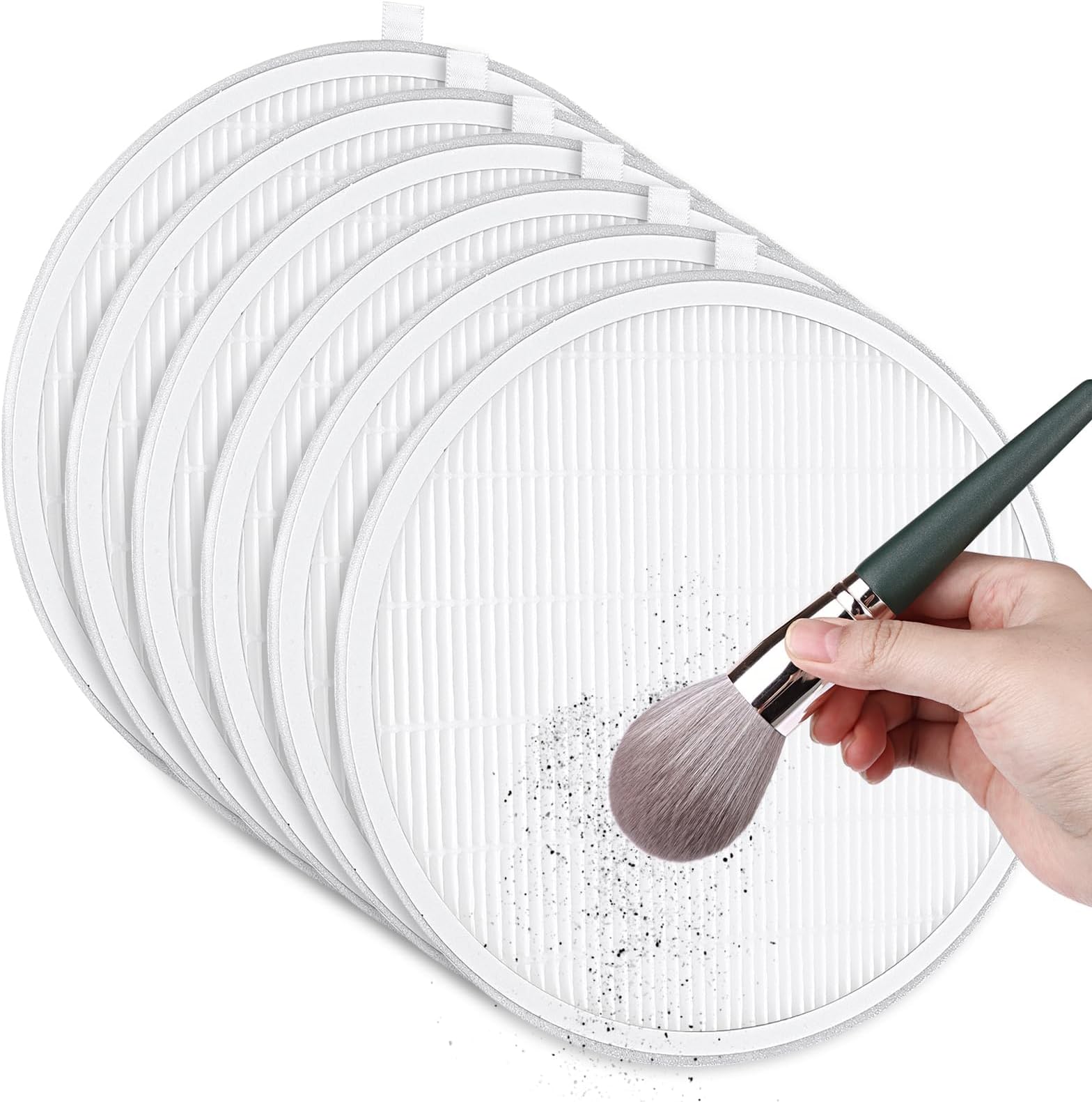 Amazon.com: 6 Pcs Nail Dust Collector Filter Replacement Filter ...