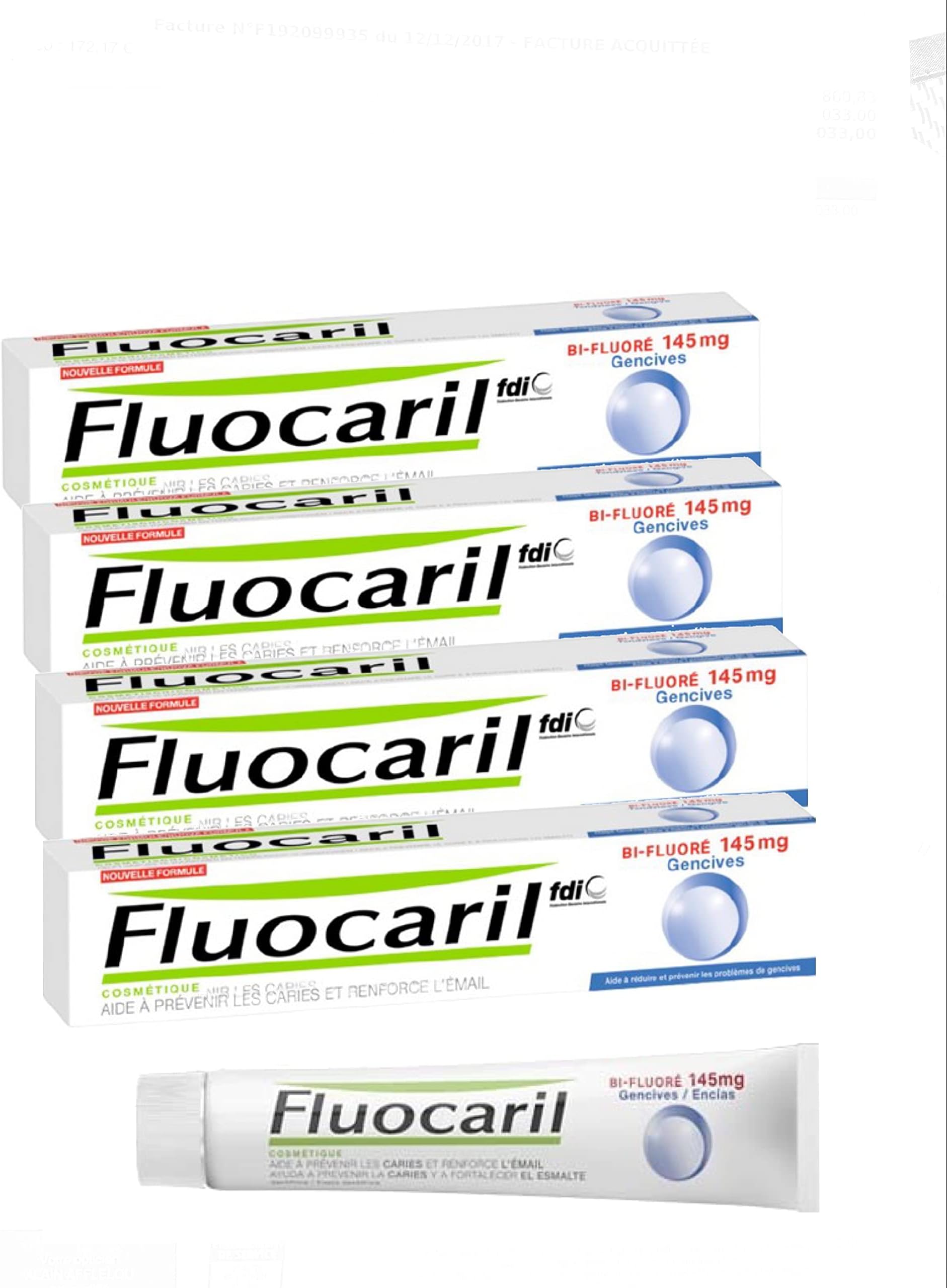Fluocaril Bi-Fluore 145Mg Menta 2X75Ml : Amazon.fr: Hygiène et Santé