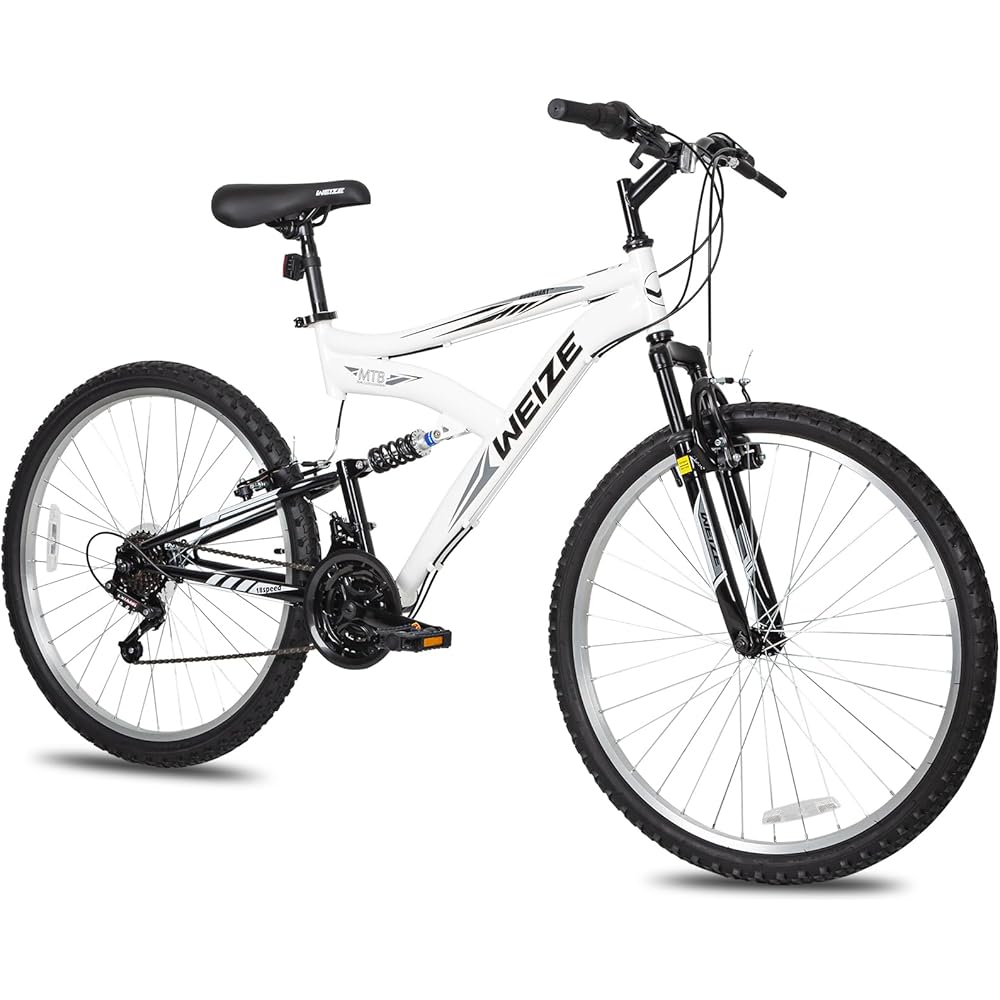 $32/mo - Finance WEIZE Mountain Bike, 26/27.5 inch Outdoor Cycling Bike,18-Speed/High-Carbon ...