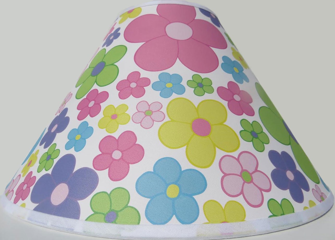 Amazon.com : Pastel Daisy Flower Lamp Shade Pastel Floral Lampshade ...