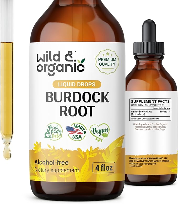 Amazon.com: Organic Burdock Root Tincture - Burdock Root Liquid Extract ...