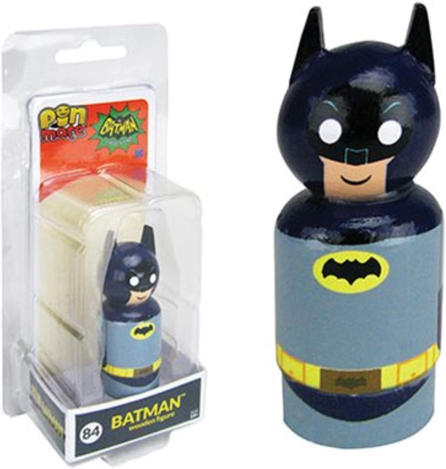 Amazon.com: Batman TV Series Batman Pin Mate Wooden Figure : Toys & Games