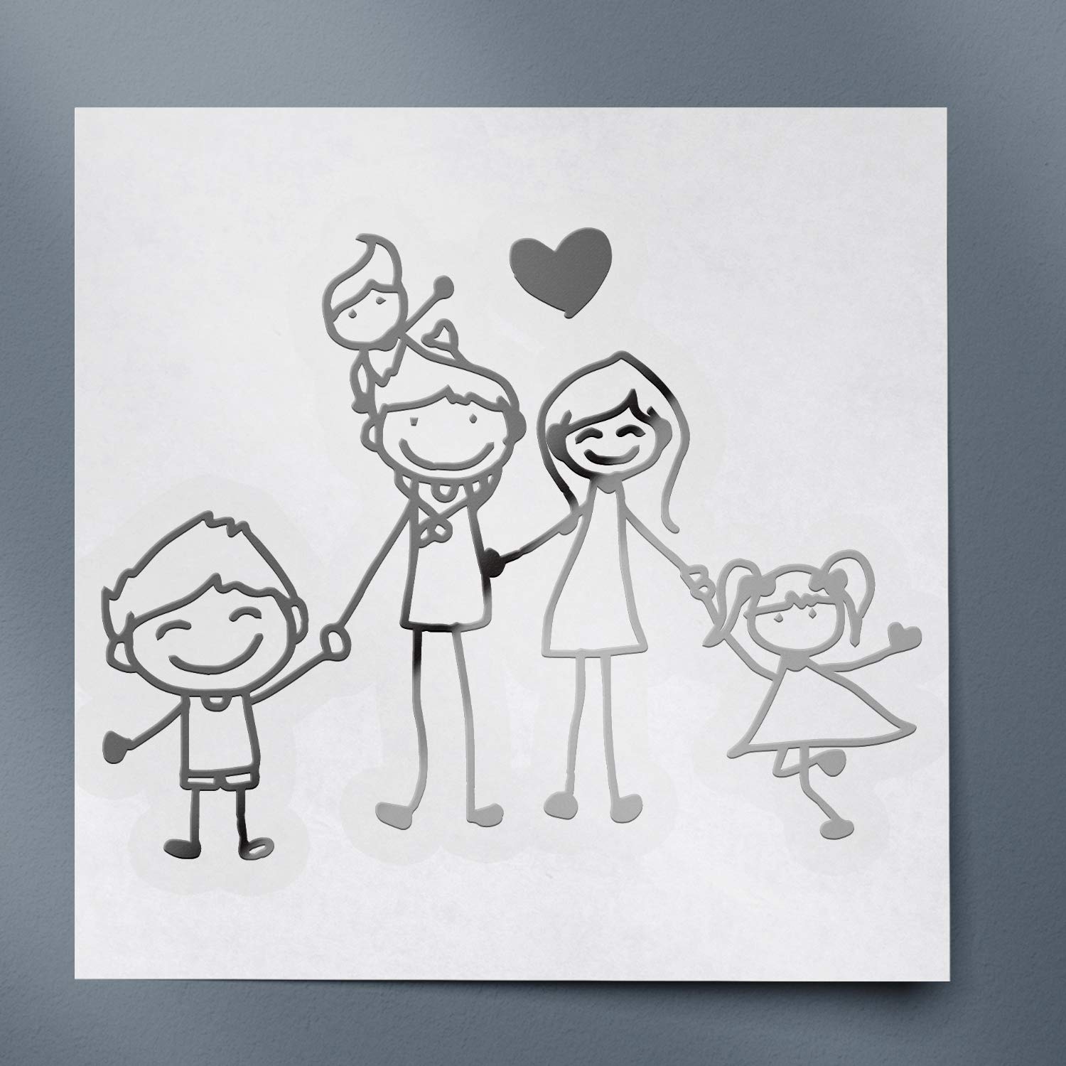 Small Family Happy Family Drawing