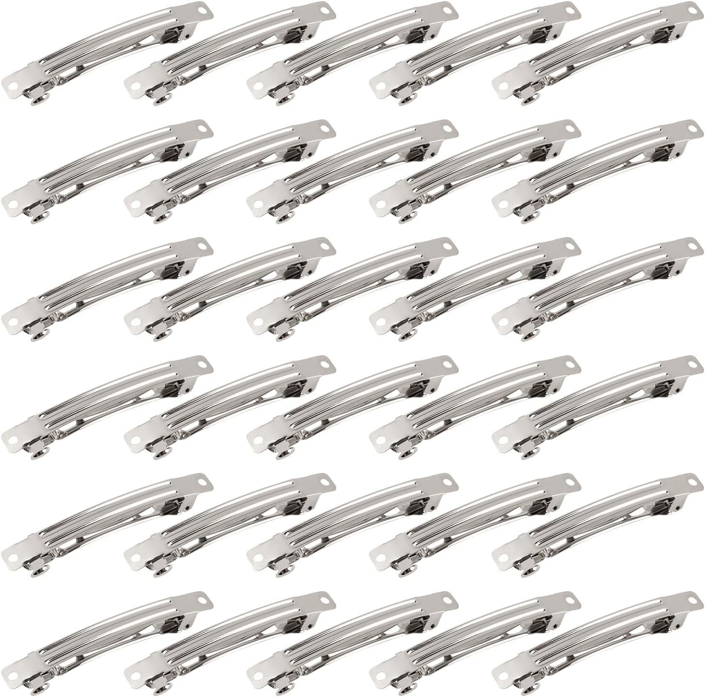 Amazon.com: ALL in ONE 20pcs 60mm French Barrette Hair Clips for DIY ...