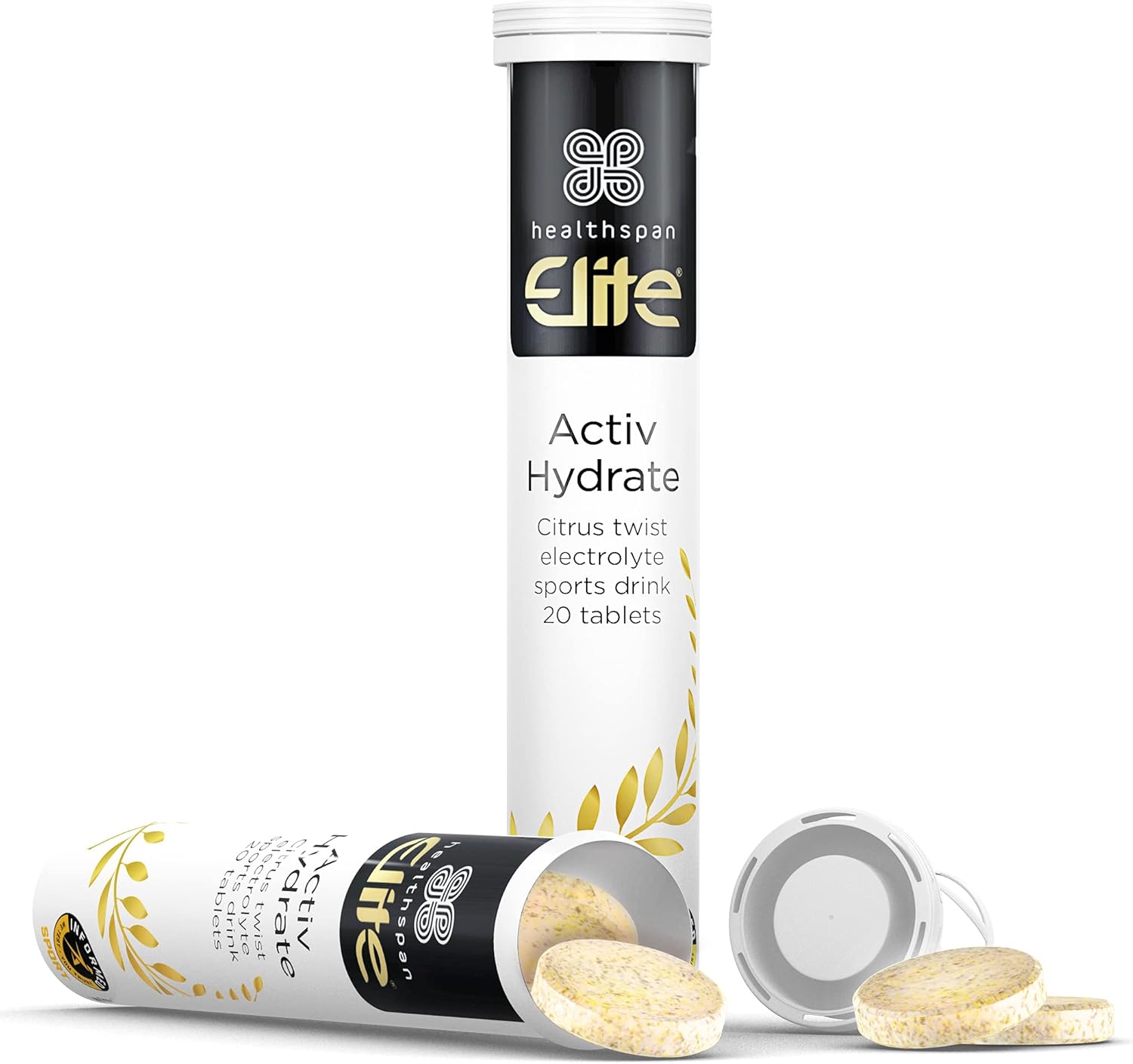 Healthspan Elite Activ Hydrate (40 Effervescent Tablets) | Citrus Twist ...