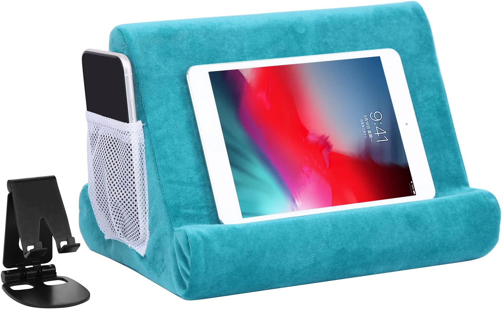 Amazon.com: 2pcs Multi-Angle Tablet Holder Cushion Stand with Net ...
