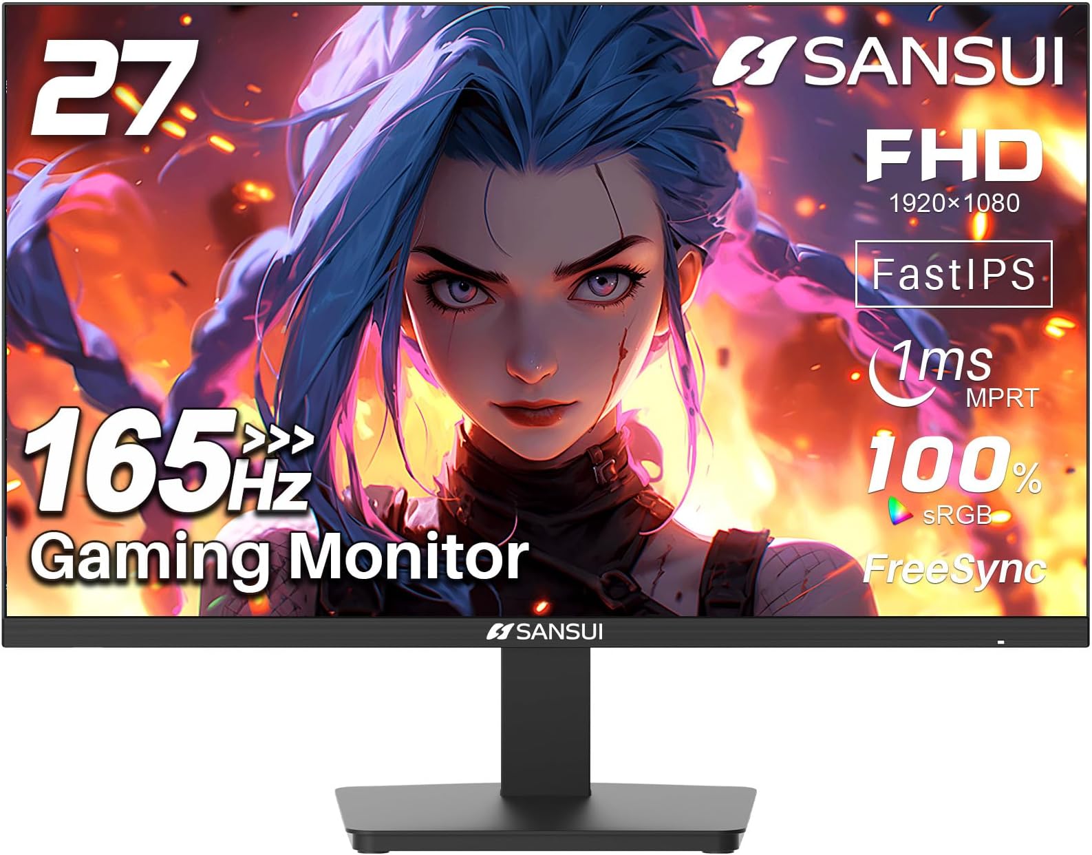 Amazon.com: KTC 27 Inch QHD(2560 * 1440) 100Hz Computer Monitor - IPS ...