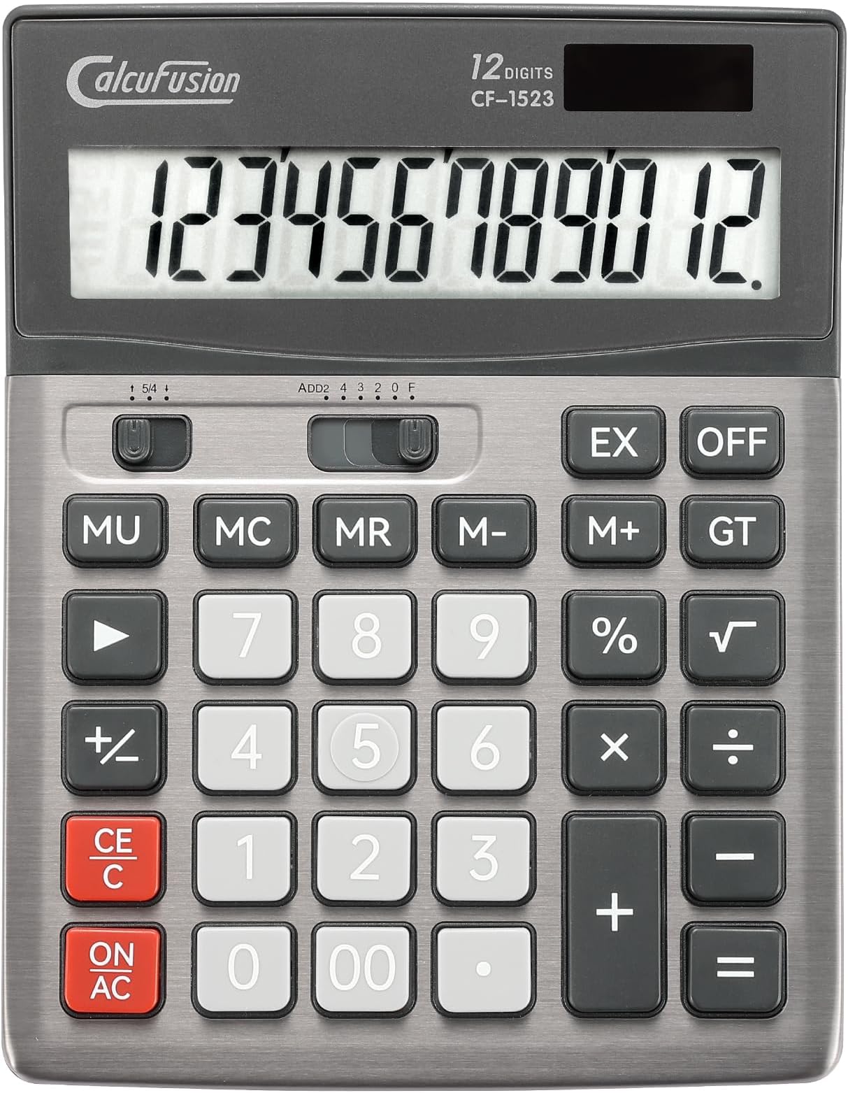 Amazon.com : YEBMoo 12 Digit Desktop Calculator with Large LCD Display ...