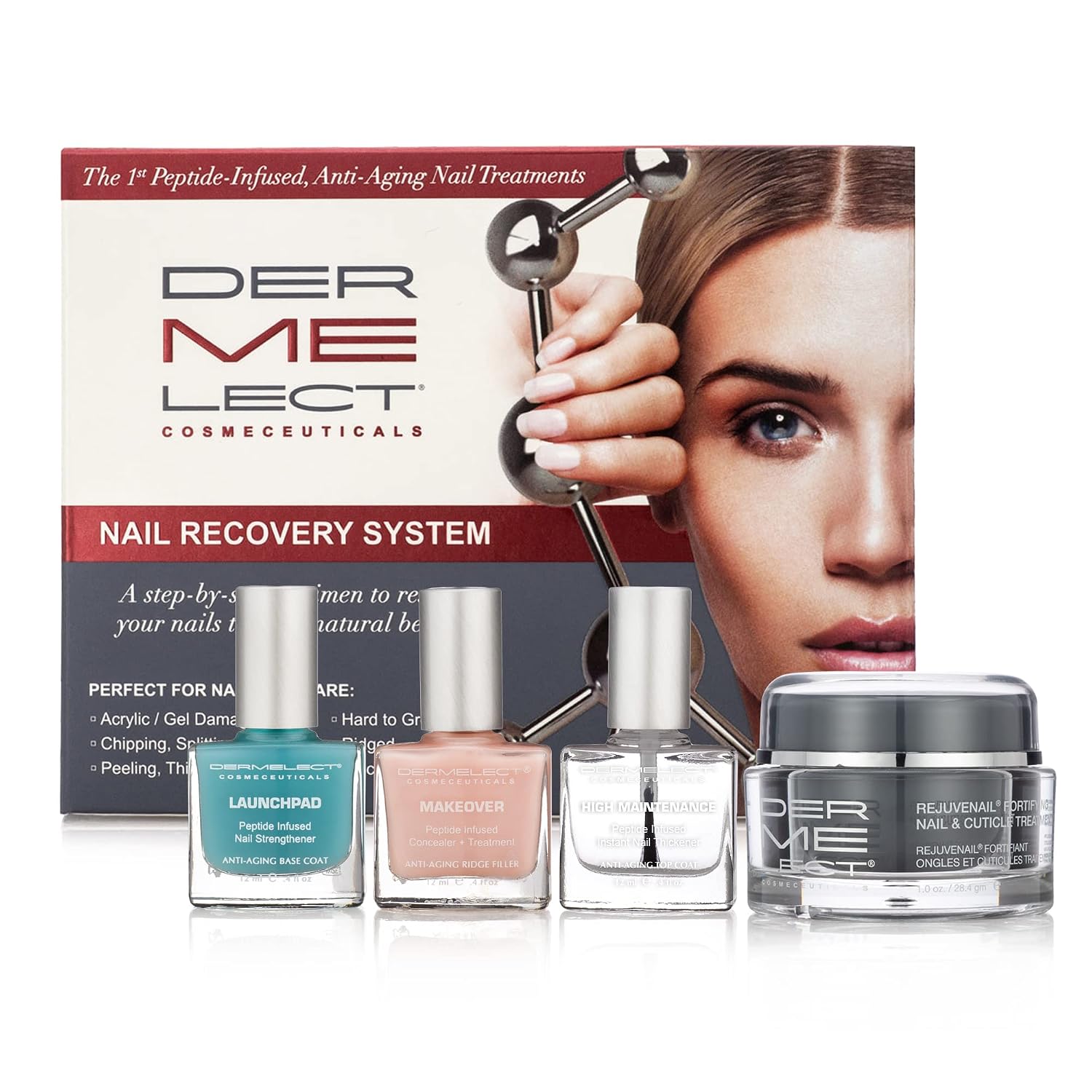 Amazon.com: Dermelect Nail Recovery System Anti Aging Nailcare with ...