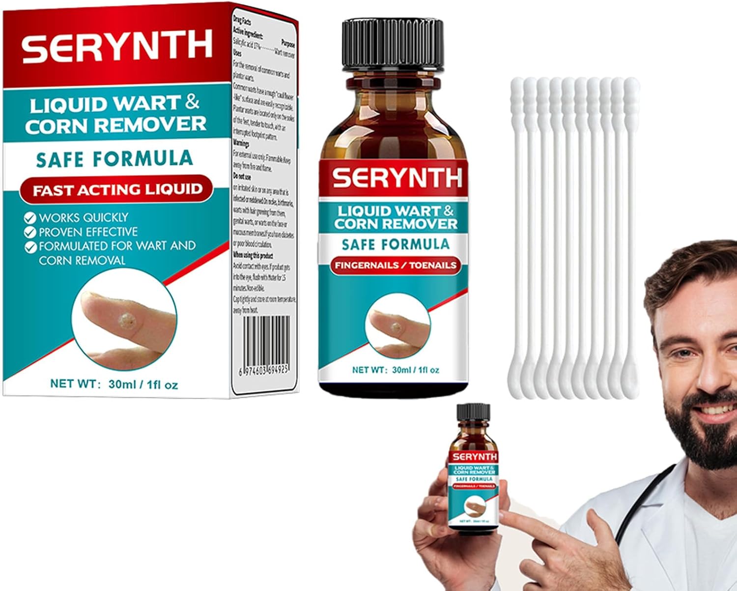 Amazon.com: SERYNTH Wart Remover, Fast-Acting Wart Freeze,H Warts ...