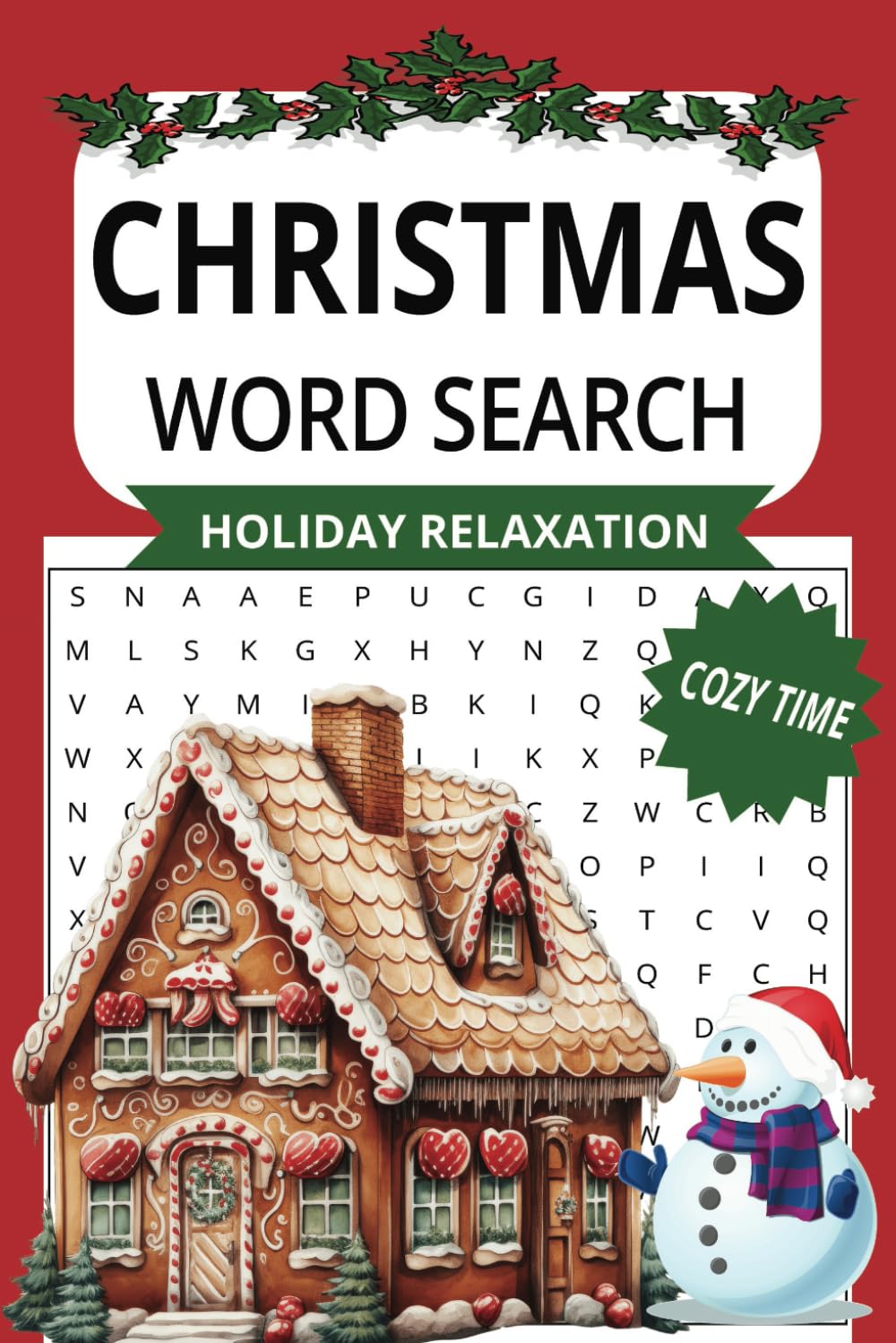 Christmas Word Search Book: Christmas Themed Words Find Book, 50 ...