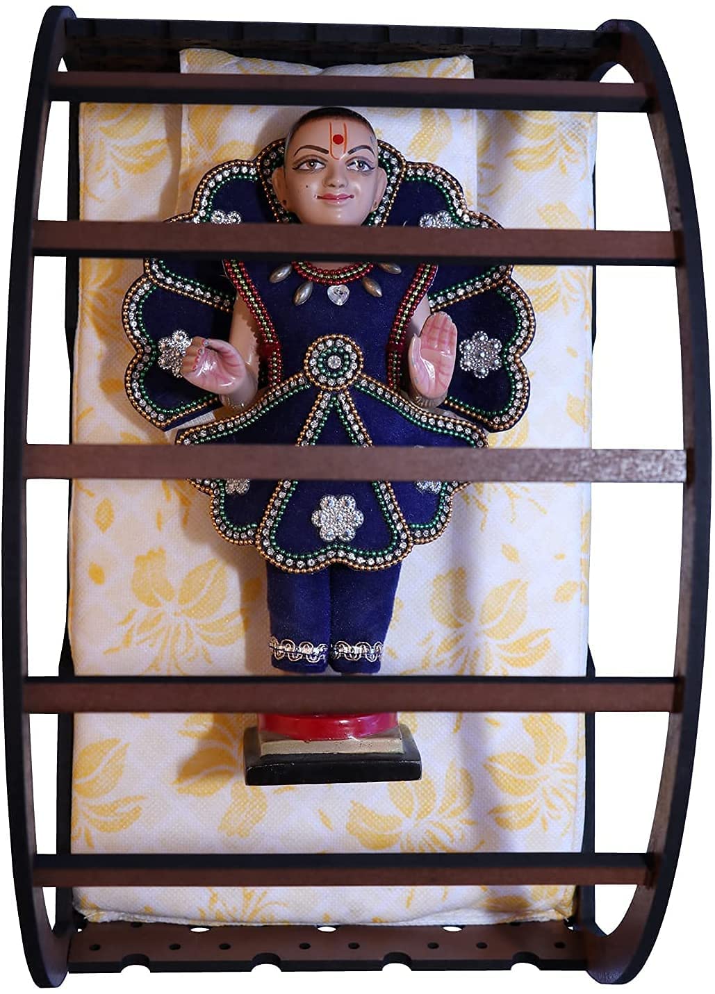 Buy KIRFIZ Beautiful Handmade MDF /Plywood God Bed Singhasan ,Art and ...