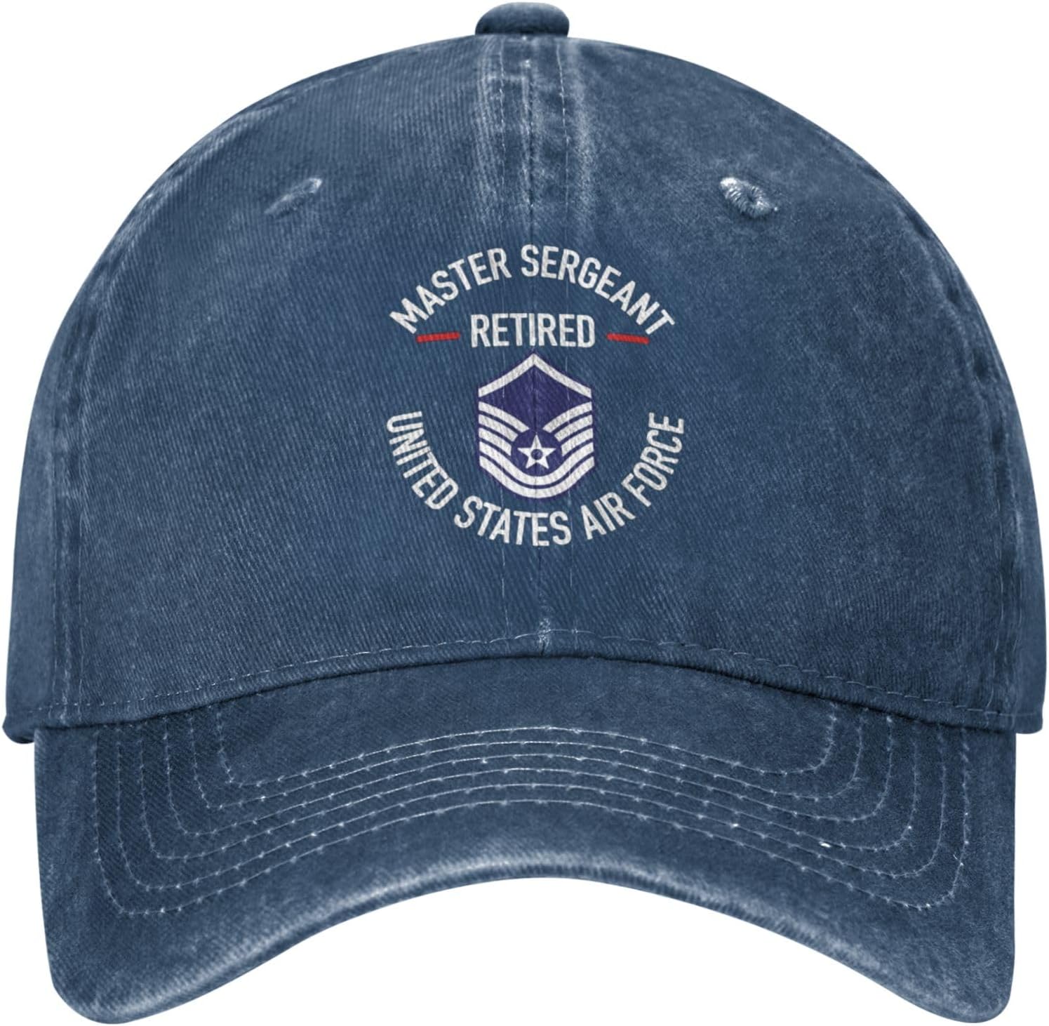 FLYiFE Master Sergeant Retired Air Force Military Retireme Baseball Cap ...