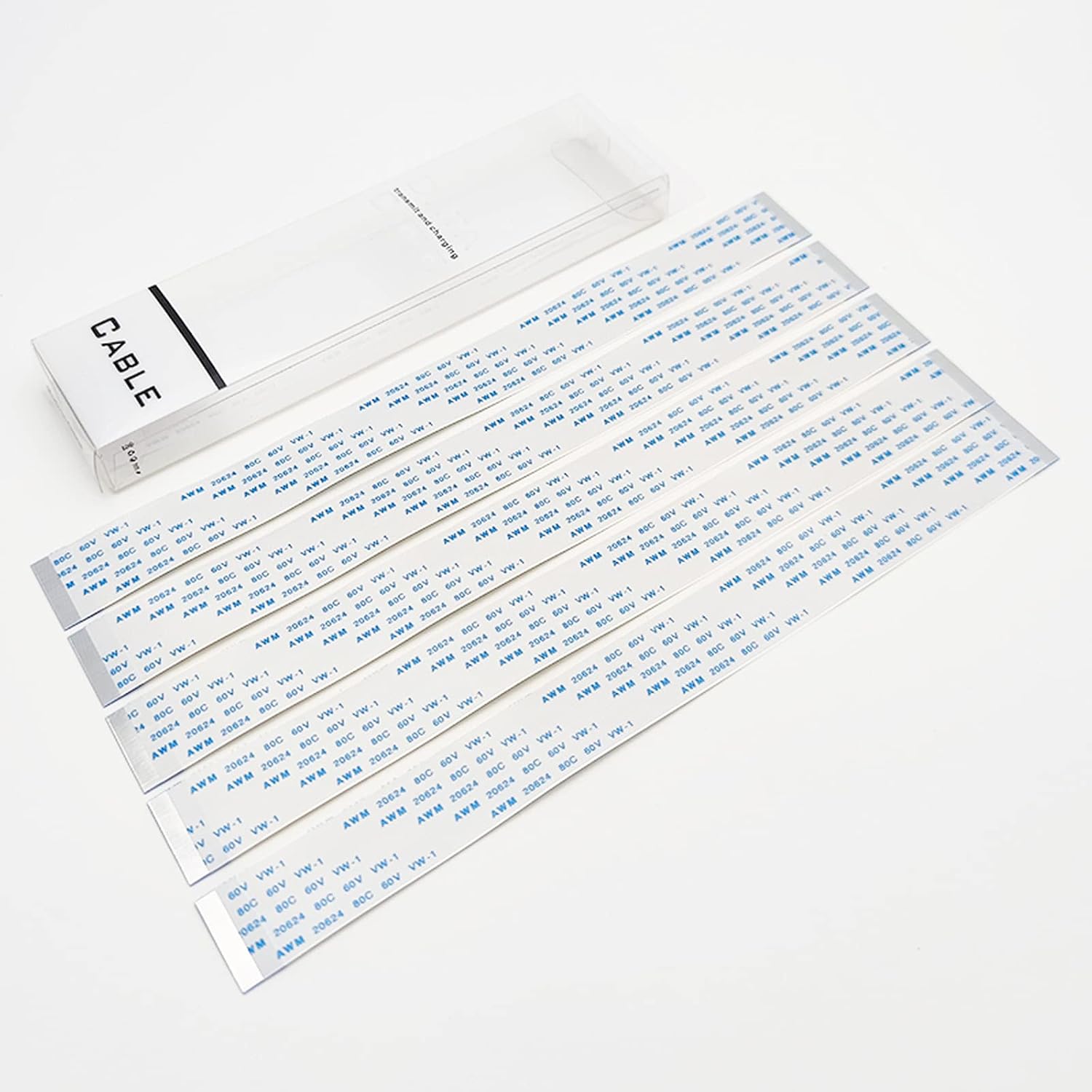 Buy DIUSTOU 5PCS Flexible Flat Ribbon Cable 0.5mm Pitch FFC FPC AWM ...