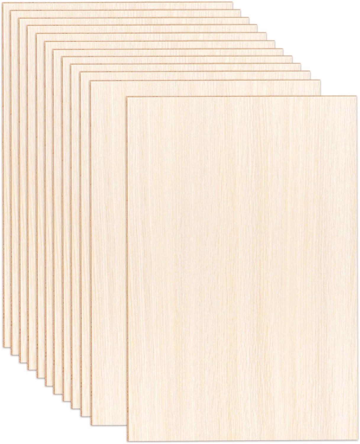 Amazon.com: Balsa Wood Sheets 1/8" Inch Thick 12" x 4" Unfinished ...