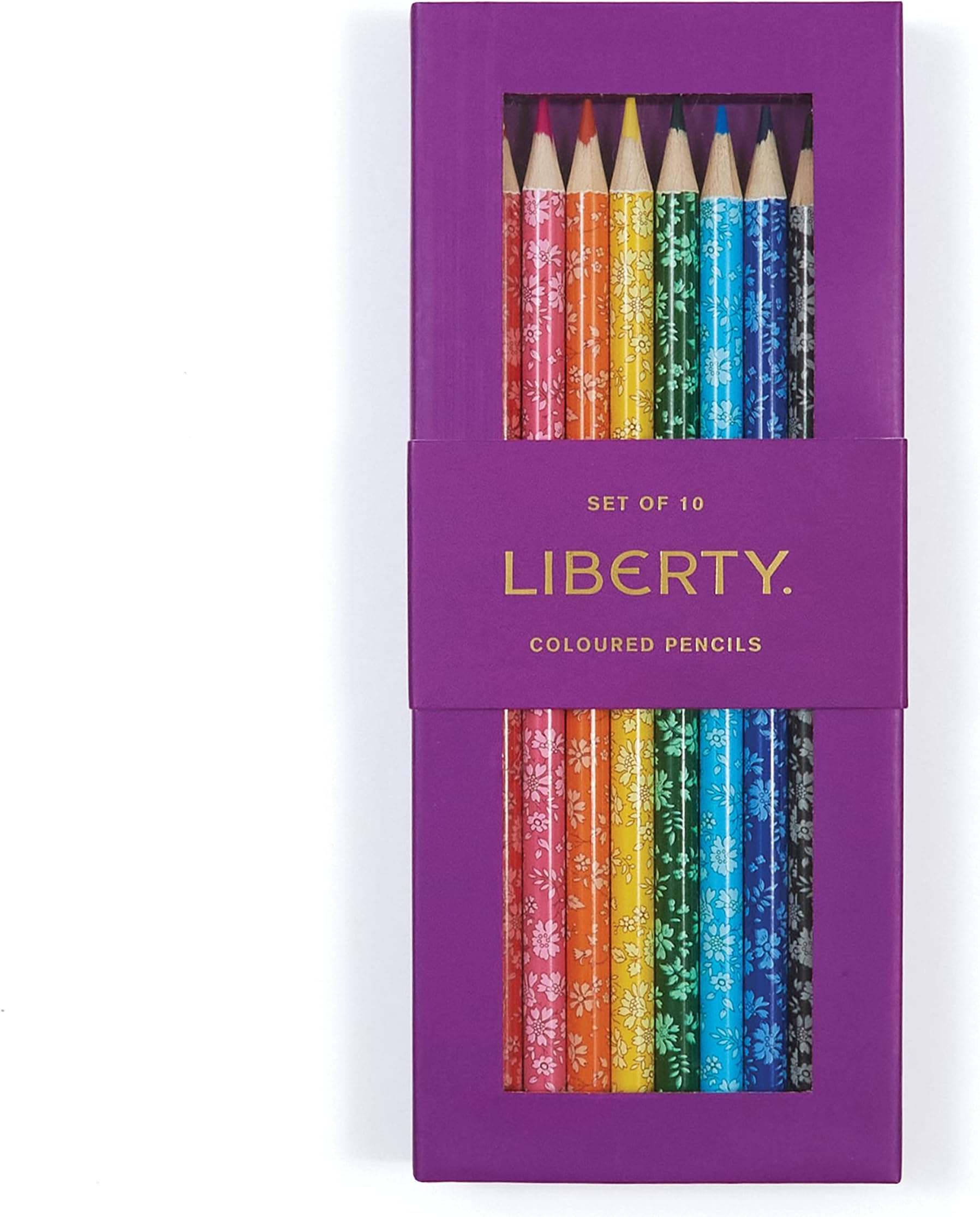 Amazon.com : Galison Liberty Capel Colored Pencil Set from Features 10 ...