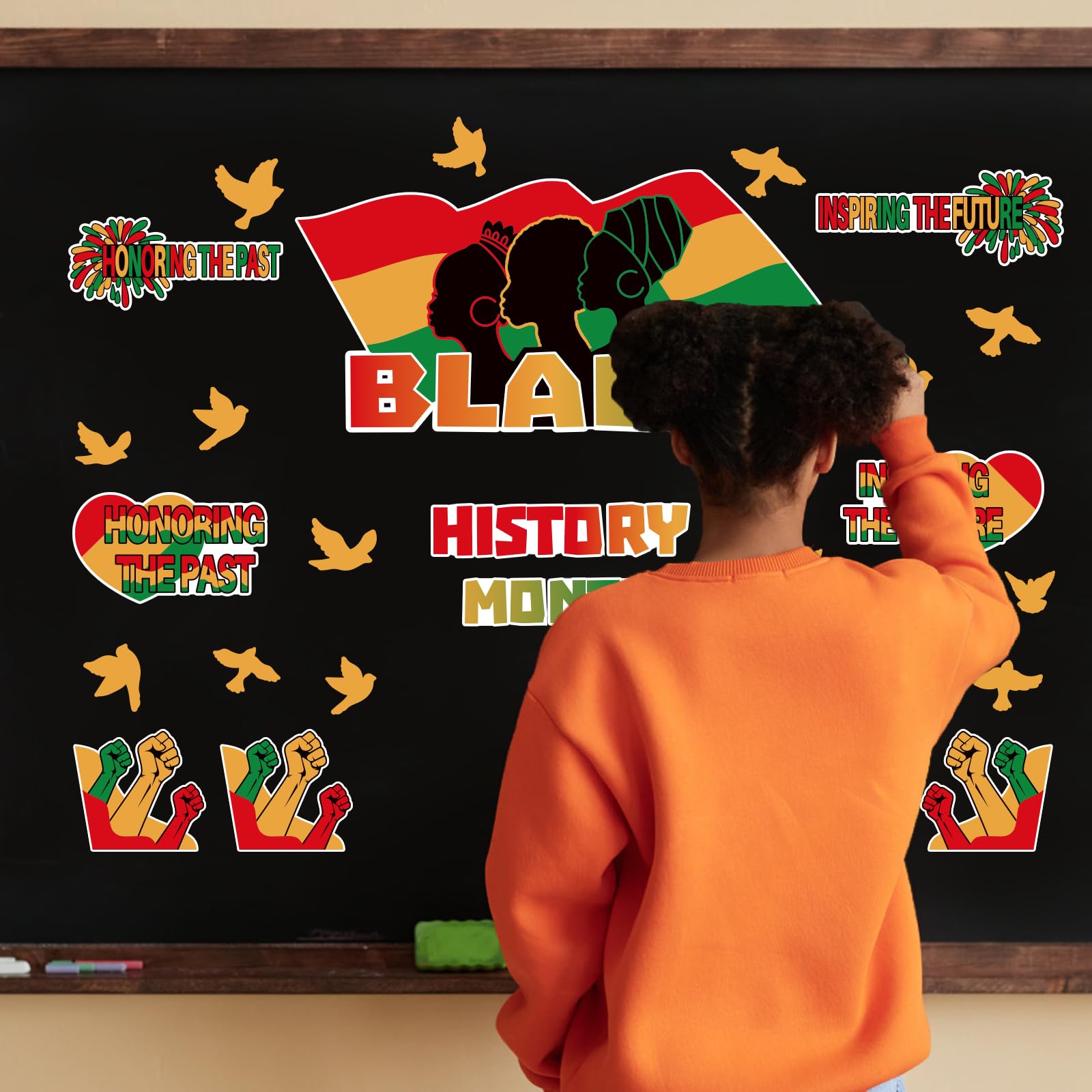 Snapklik.com : Ericair Black History Month Bulletin Board Decorations ...