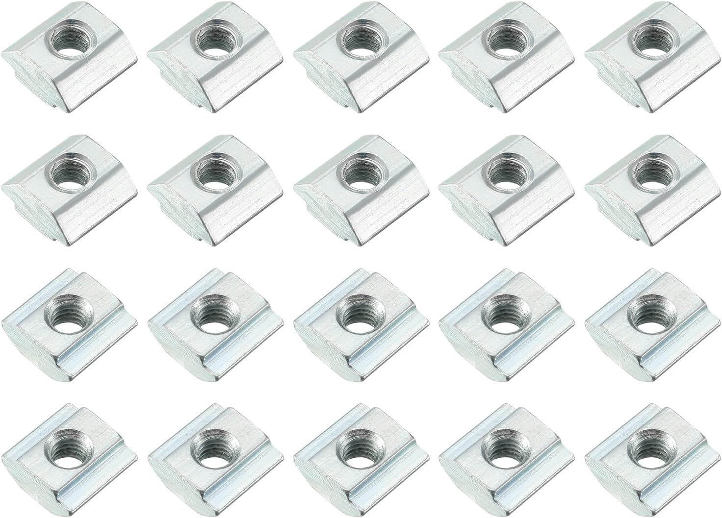Amazon.com: METALLIXITY Slide in T-Nut (M4 Thread) 20pcs, Carbon Steel ...