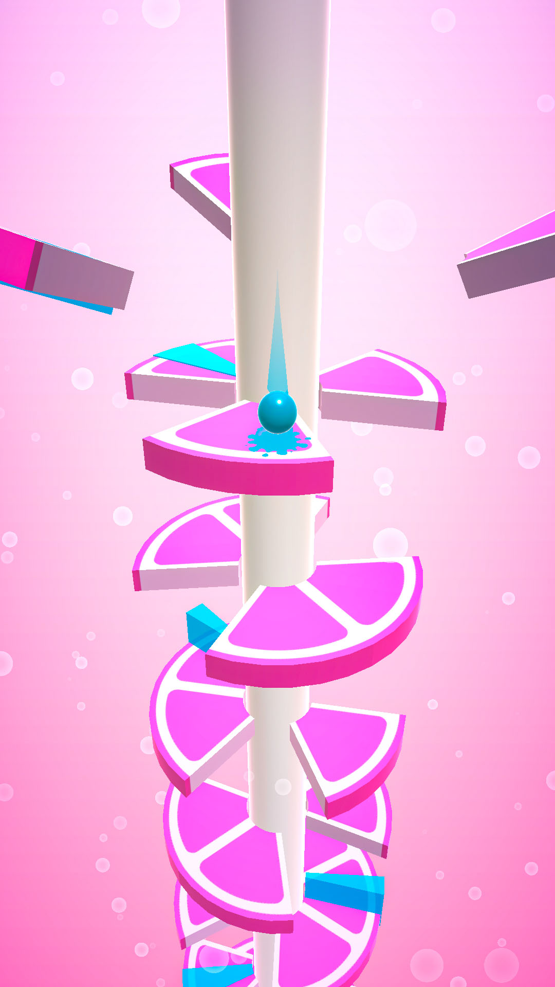 Helix Ball Drop Free - Stack Jumping - Bouncy Ball Smash Fruit Through ...