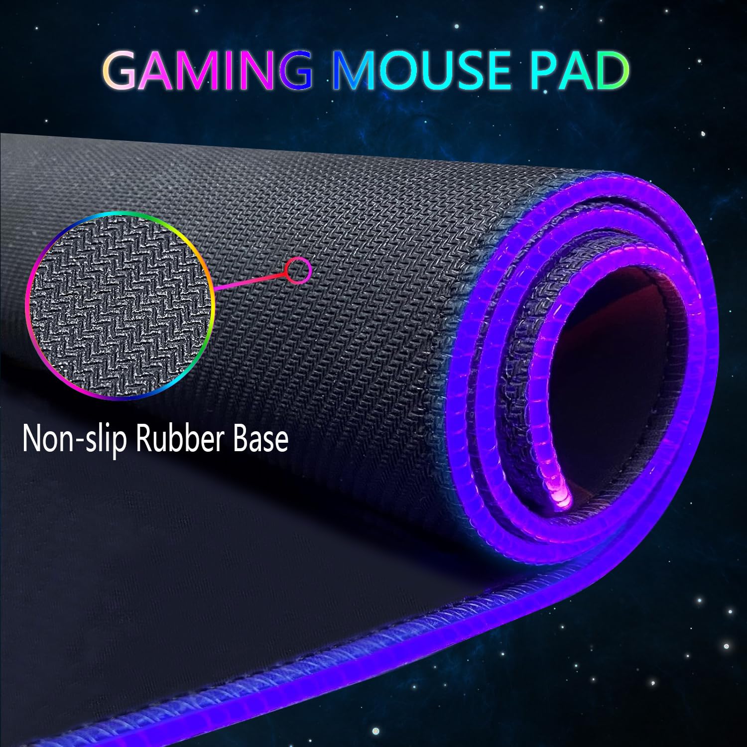 Snapklik.com : Extra Large RGB Gaming Mouse Pad, Extended Soft LED ...