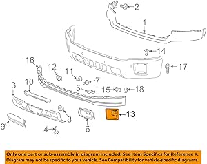 Amazon.com: Genuine GM Bezel Part# 22902335 : Automotive