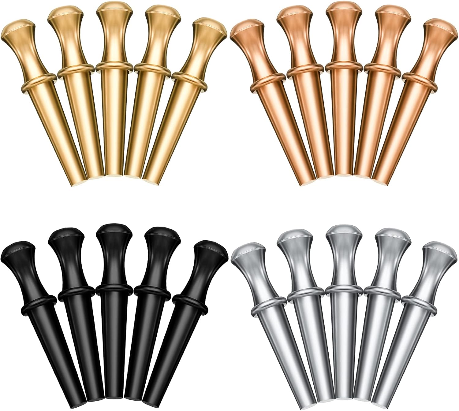 Amazon.com: 60 Pieces Metal Cribbage Pegs Cribbage Board Pegs Fit 1/ 8 ...