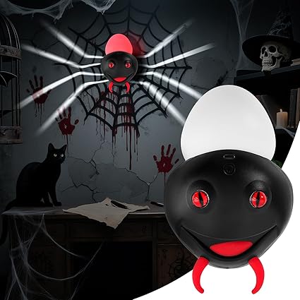 Halloween Decorations Spider Wall Light, Indoor LED Spiders Lights with ...