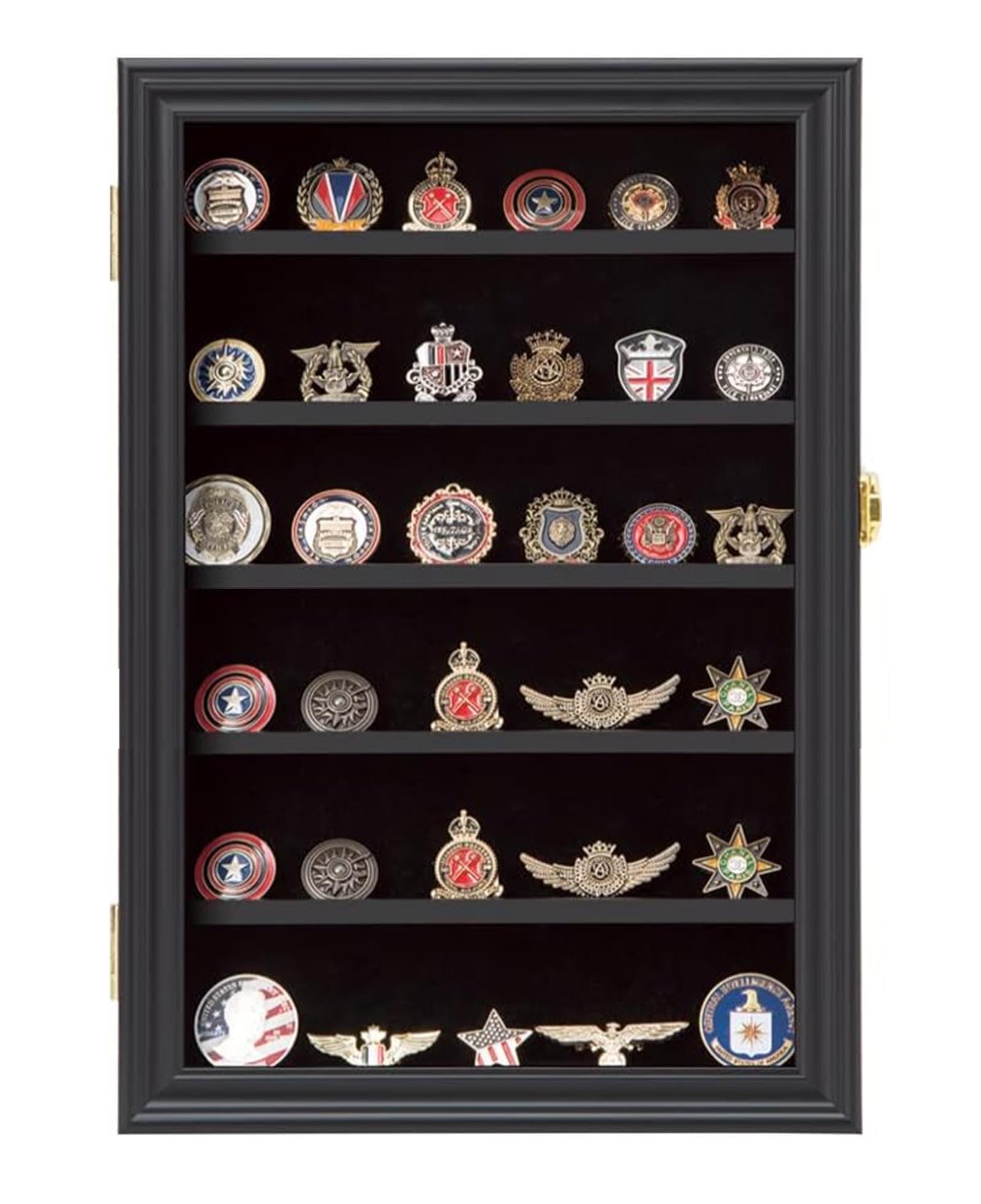 Medals Display Case,Challenge Coin Display Wall Mount,Military ...