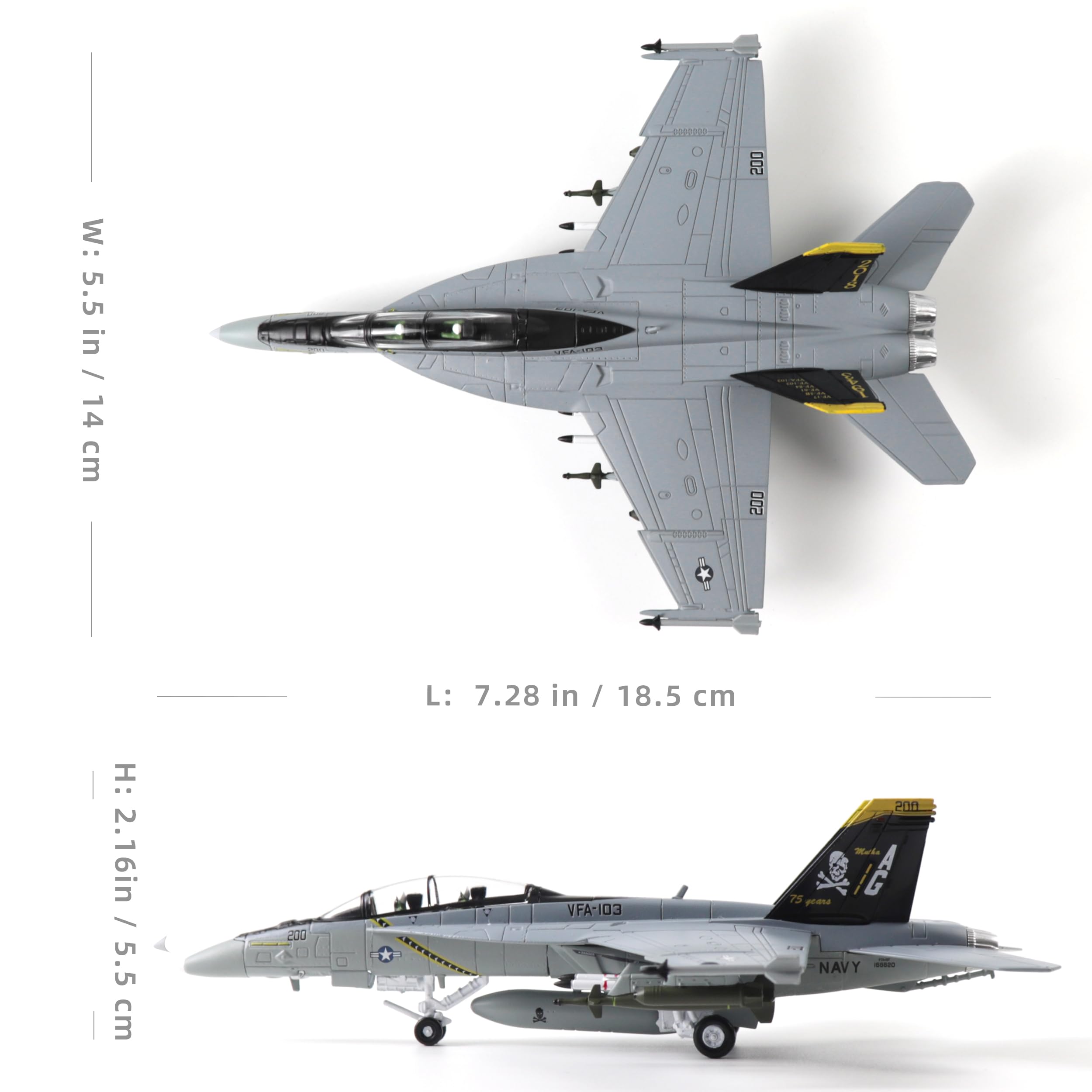 F 18 Side View