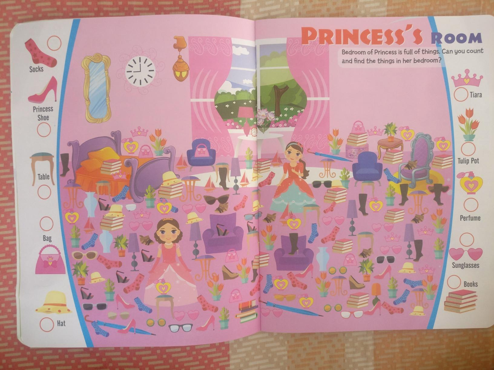 Princess Look and Find Activity Book - More than 800 Objects to Find ...
