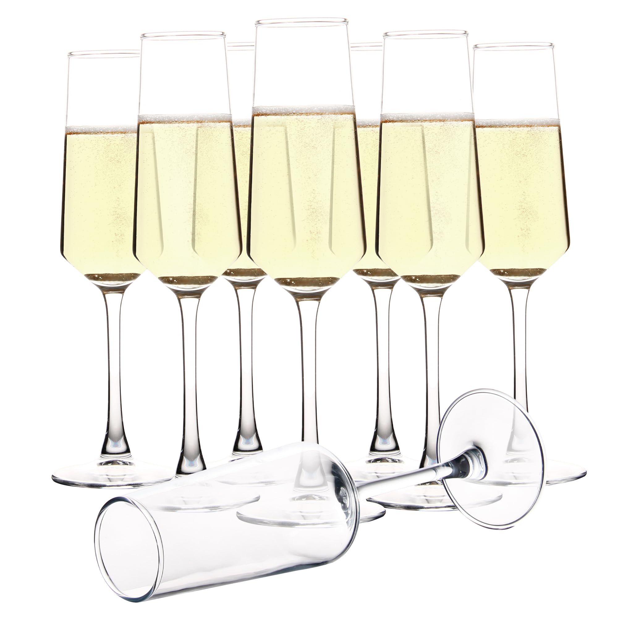 Amazon.com | UMI UMIZILI Champagne Glasses Set of 8, Long Stem ...