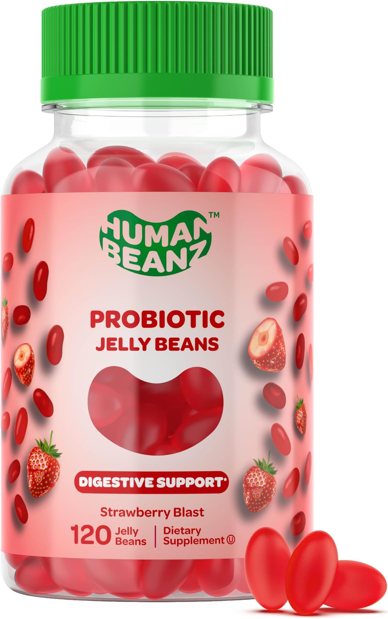 Amazon.com: Human Beanz Probiotic Jelly Bean Gummies for Men and Women ...