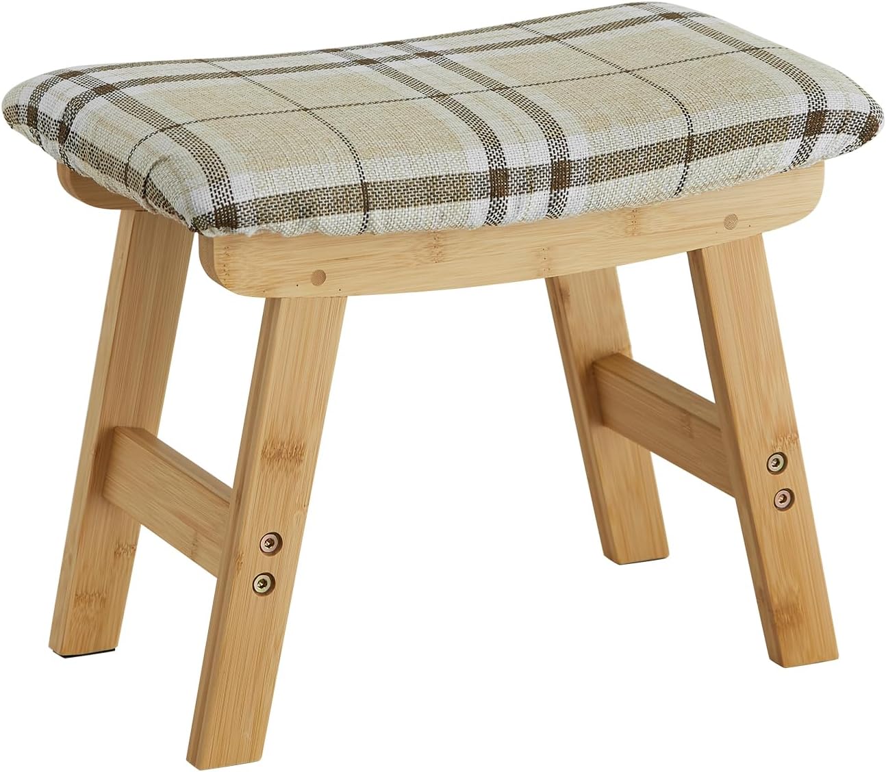 Amazon.com: Foot Stool,Ottoman Foot Rest,Bamboo Foot Stool Under Desk ...