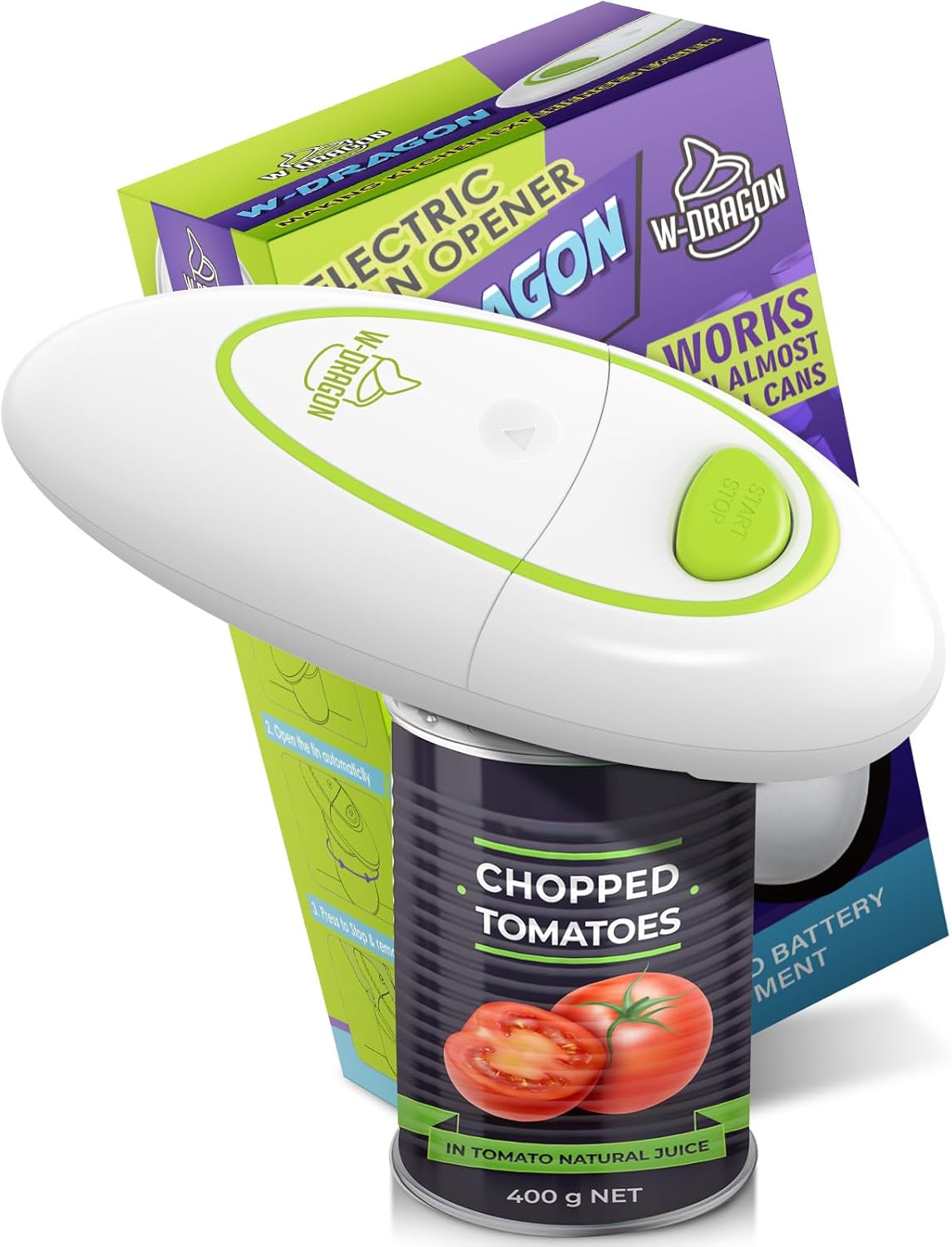 Amazon.com: Electric Can Opener One Touch with Powerful Blade Automatic ...