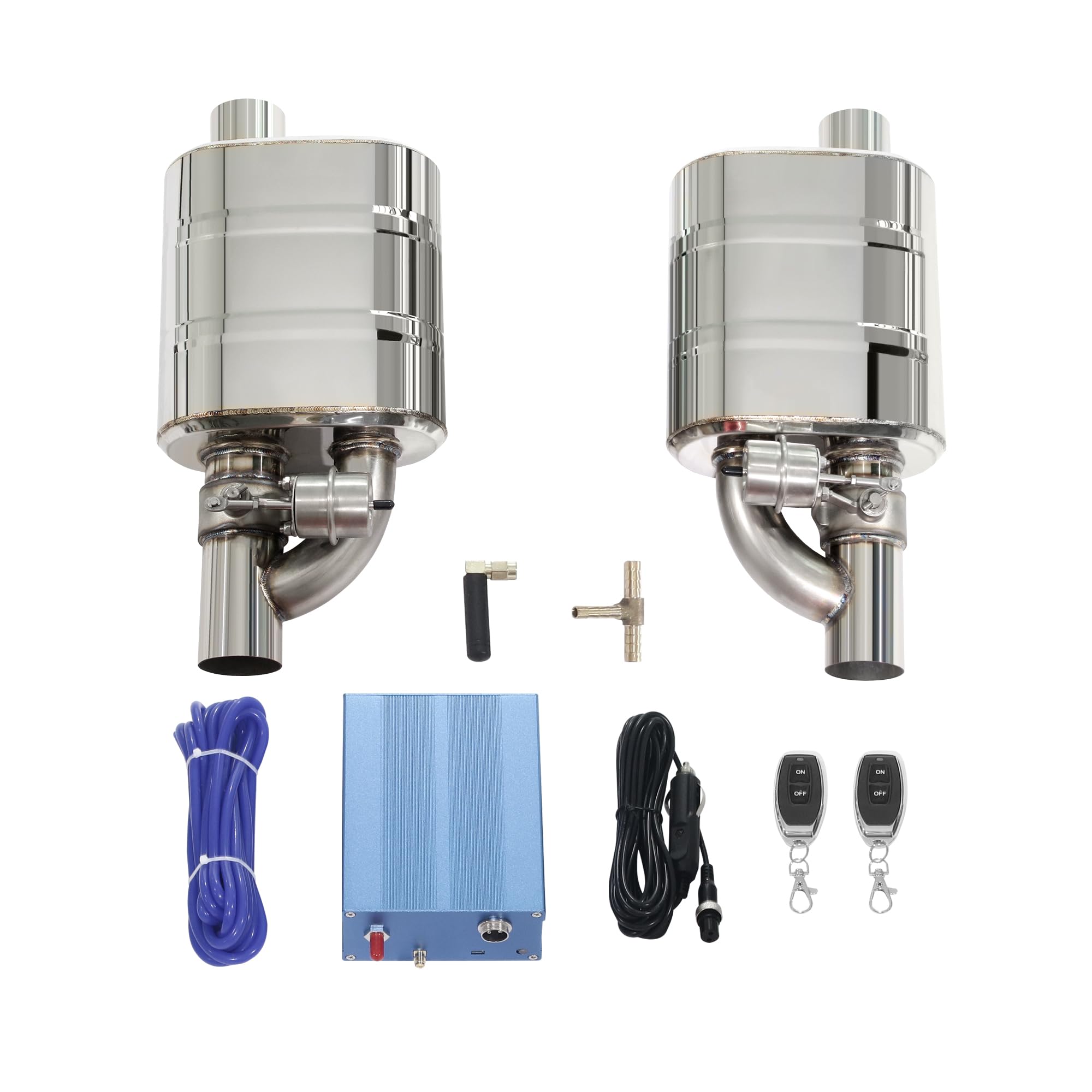 Amazon.com: Valved Muffler Kit, Perfommance Exhaust Muffler VacuumValve ...