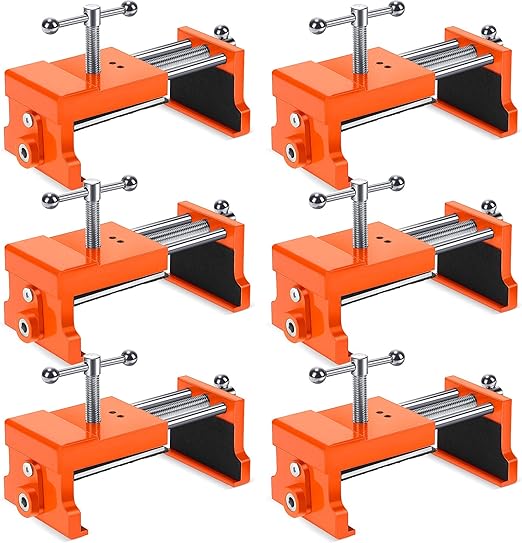 6 Pieces Cabinet Clamps, Face Frame Clamp Tools for Installing, 440 Lbs ...