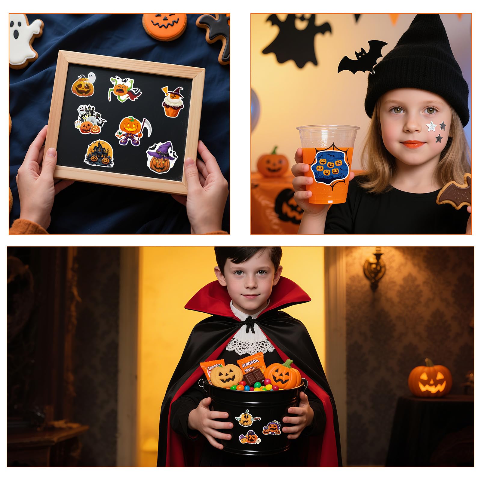 Haloween Stickers OHOME Halloween Stickers For Kids - Halloween Party ...