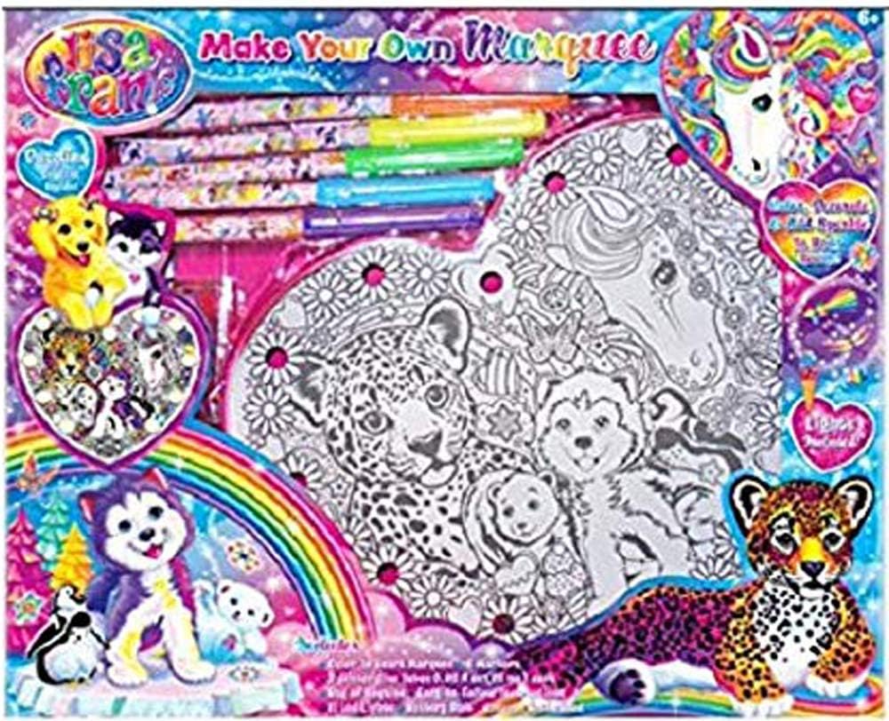 Amazon.com: Lisa Frank Light Up Marquee Craft Kit - Color, Decorate ...