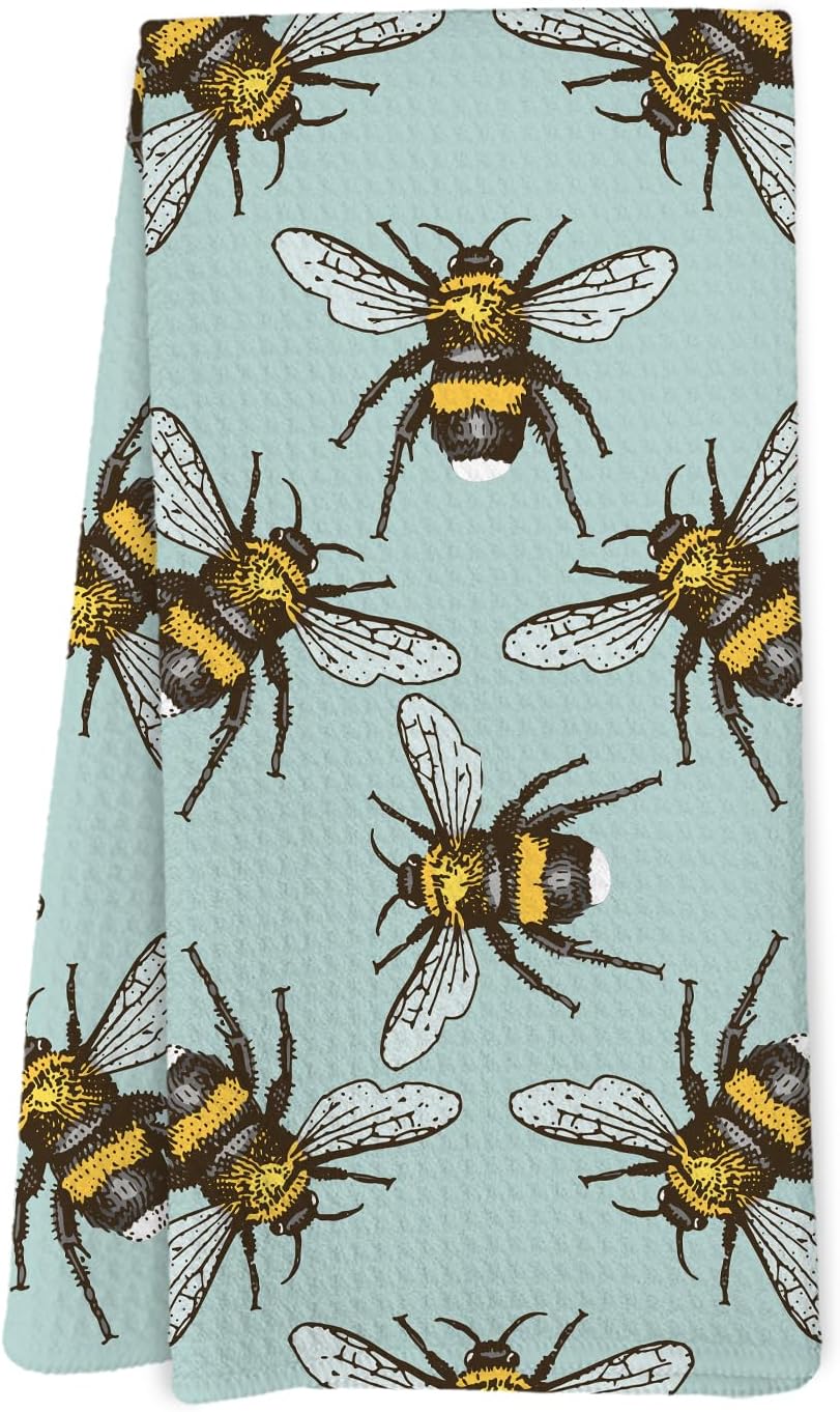 Amazon.com: C & F Home Bumble Bee Kitchen or Bar Towel : Home & Kitchen