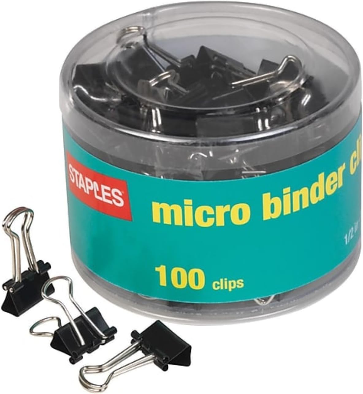 Amazon.com : Staples Metal Binder Clips, Micro (15340) : Office Products