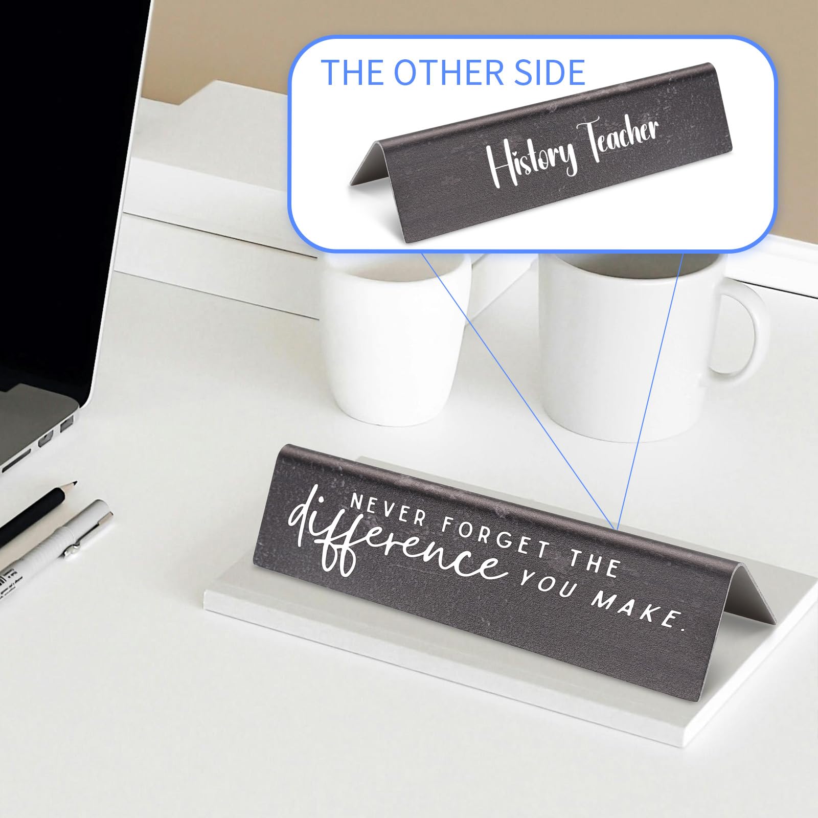 Snapklik.com : Funny Desk Novelty Nameplate For History Teacher, Never ...