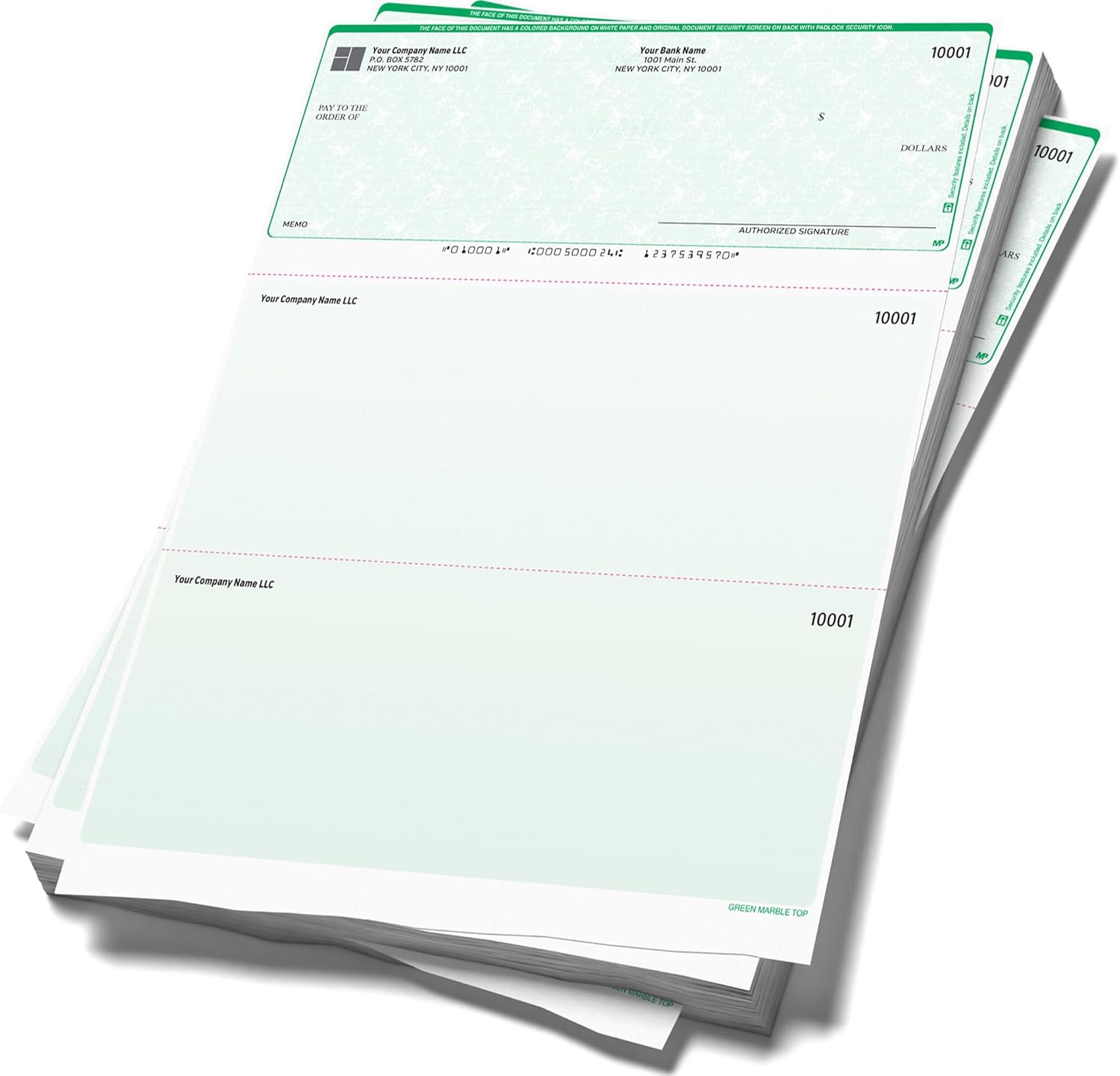 Amazon.com : Computer Checks Compatible W/QB Check On Top [2500 Sheets ...