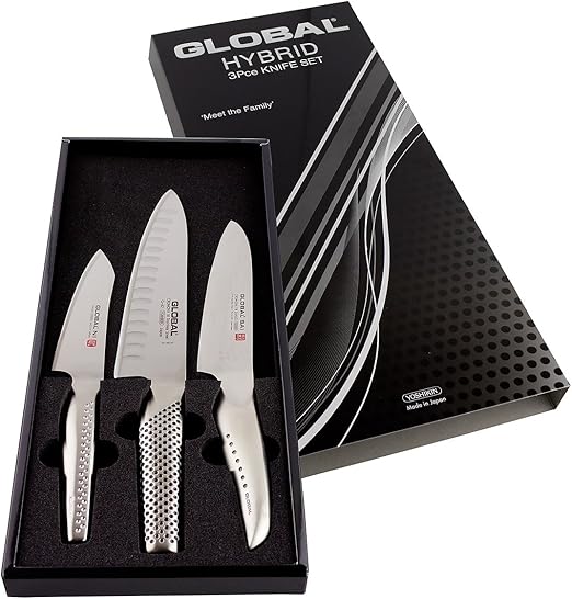 Amazon.com: Global 3 Piece Kazoku Hybrid Set: Home & Kitchen