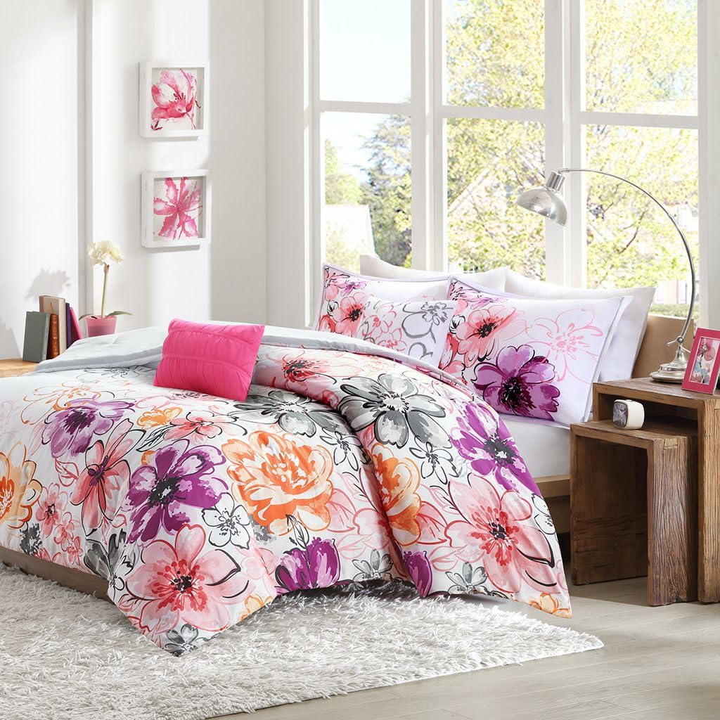Amazon.com: Intelligent Design Olivia Comforter Set - Queen/Full ...