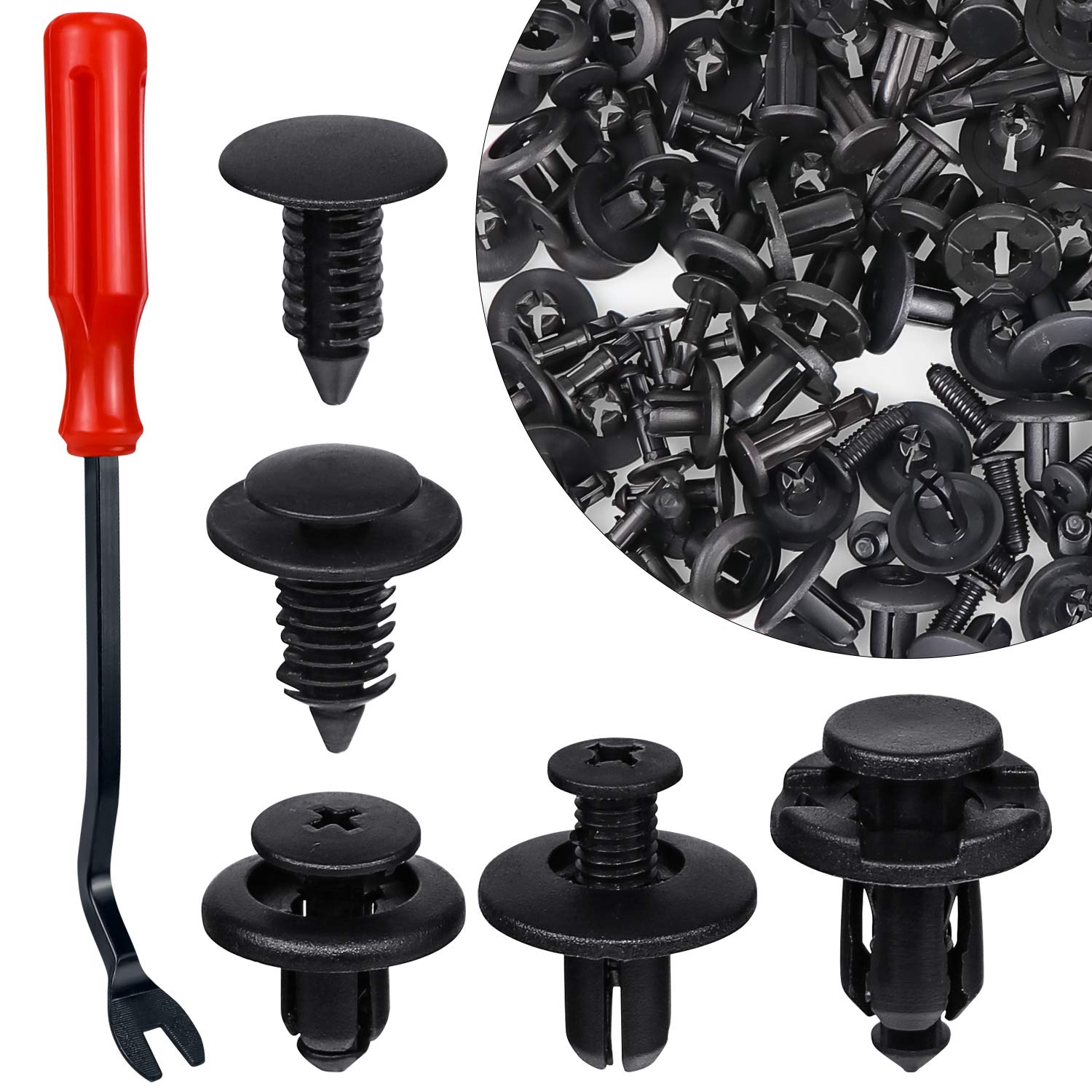 210 Pcs Car Retainer Bumper Clips, Yotako Universal Auto Car Retainer ...