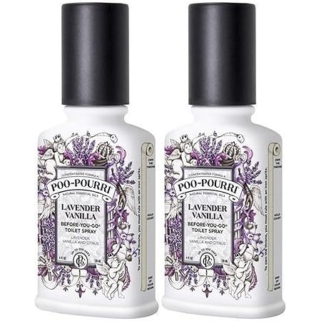 Amazon.com: Poo-Pourri Before-You-Go Toilet Spray, Lavender Vanilla, 4 ...
