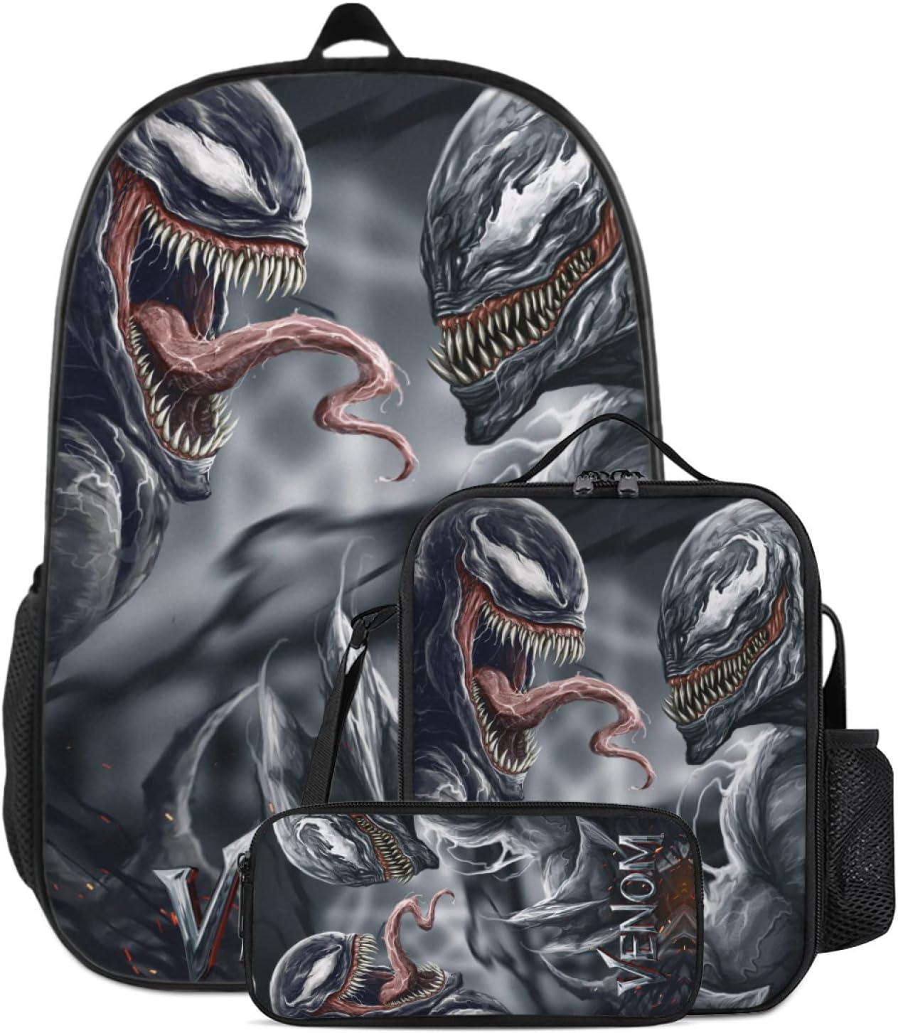 Amazon.com: ZBOLI 3 Pieces Horror Backpack Movie Fans Backpack ...